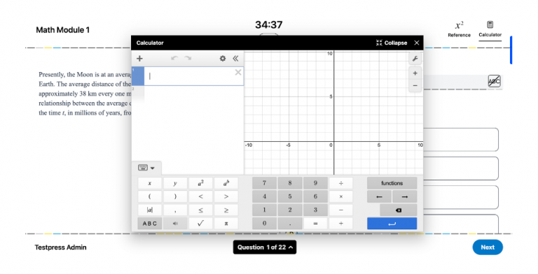 SAT Software for Coaching & Online Tests